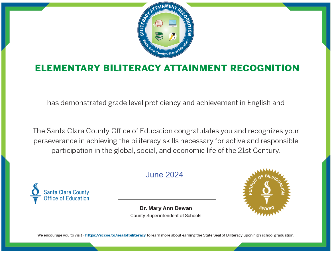 Seal of Biliteracy | Santa Clara County Office of Education